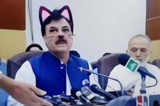 巴基斯坦政府发布会直播忘关猫滤镜 结果…_凤凰网